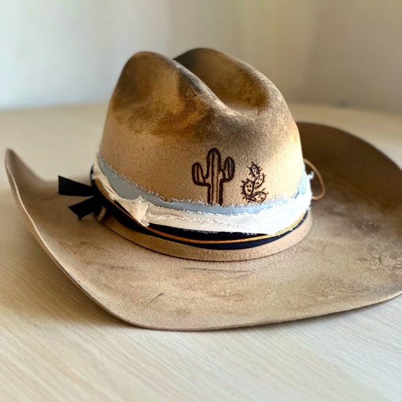 Accessories | Custom Burned Cowboy Hat | Poshmark